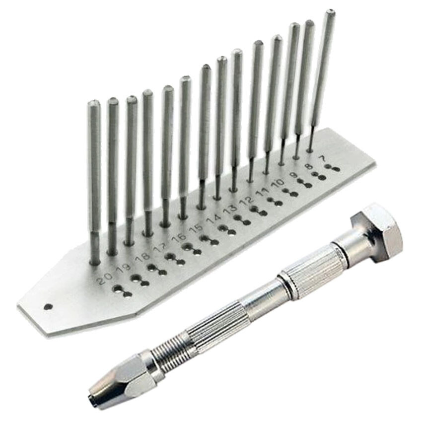 Mini Tap And Die Set 14 Taps & Screwplate & Pin Vise Set 0.7-2mm ...