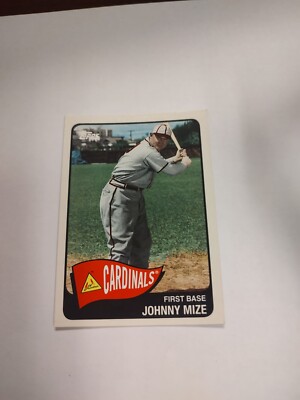 2010 Topps #VLC2 Johnny Mize Vintage Legends Collection (PWE) | eBay