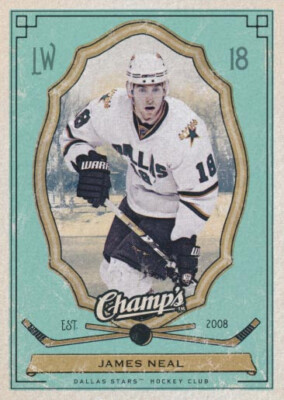 2009-10 UD Champ's GREEN #34 JAMES NEAL - Dallas Stars | eBay.de