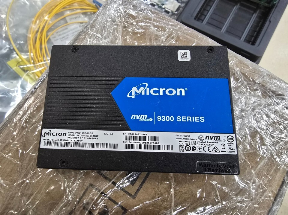 Micron 9300 Pro Series 15.36TB PCIe 3.0 NVMe 2.5'' U.2 SSD ...