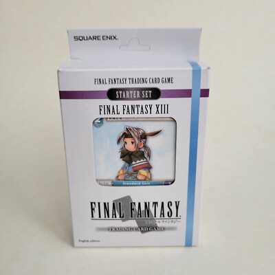 Final Fantasy XIII Trading Card Game Starter Set Square Enix w/ Extra ...