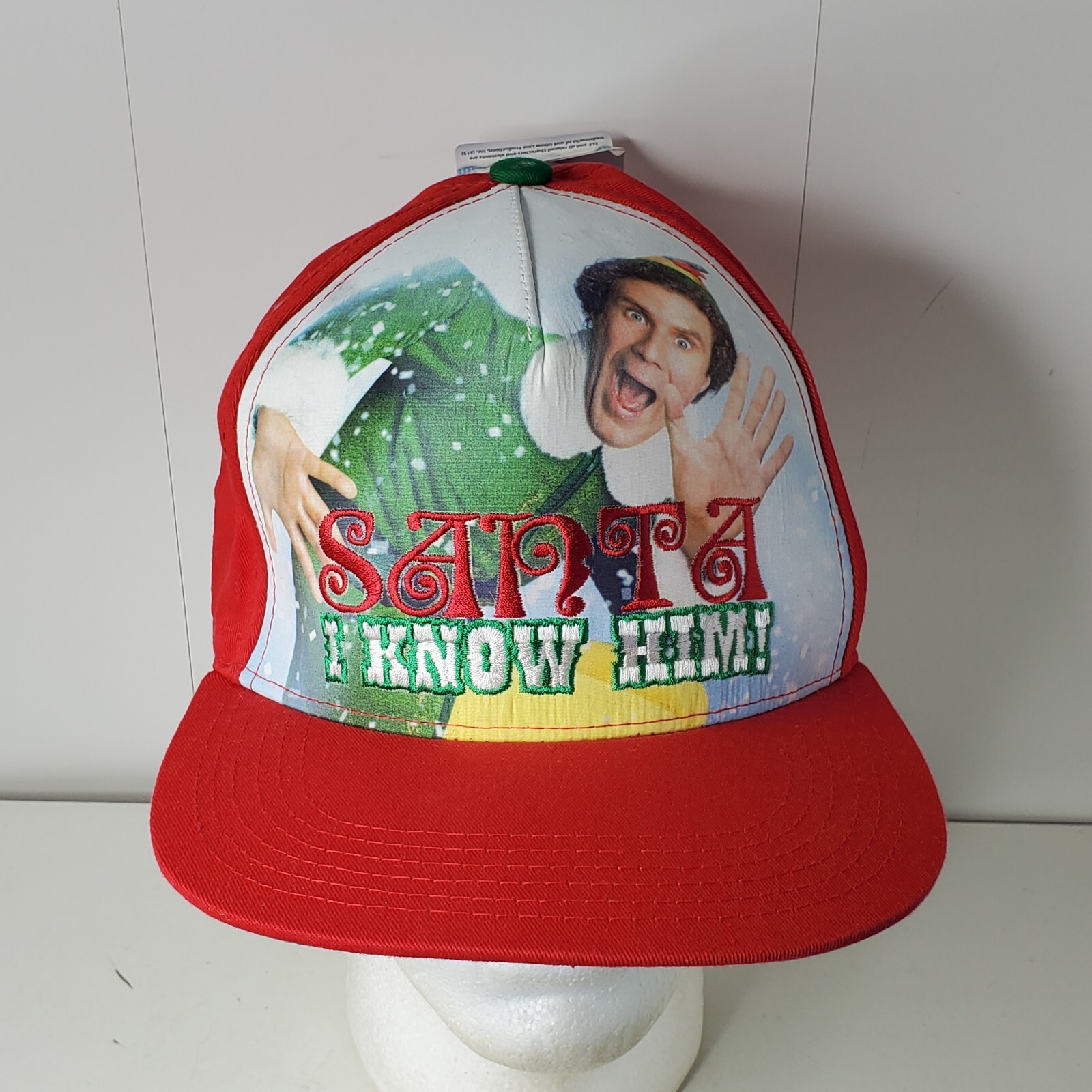 Official ELF Movie Santa Claus Will Ferrell Snapback Hat Baseball Cap ...