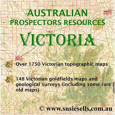 Victoria. Goldfield Maps Topo Maps Gold Localities. Geological Surveys ...