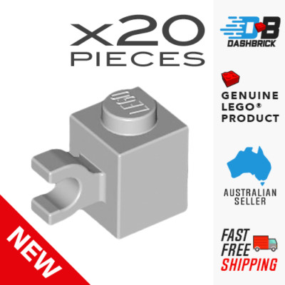 20x Genuine LEGO - Brick, Modified 1x1, Clip (Horizontal Grip) Light ...
