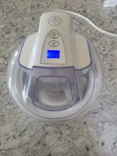Pampered Chef Electric Ice Cream Maker Compact 1 qt. Model 1534 White ...