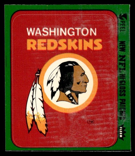 1978 FLEER TEAM ACTION STICKERS WASHINGTON REDSKINS LOGO WASHINGTON ...