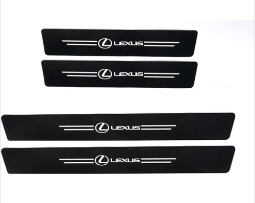 Lexus 4PCS Threshold Protective Film Door Sill Protector Stickers Scuff ...