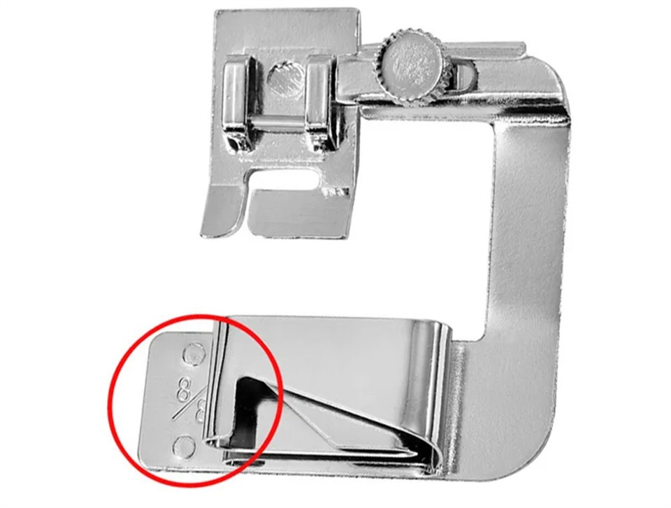 Domestic Sewing Machine Hemmer Foot Presser Rolled Hem Feet For Brother ...