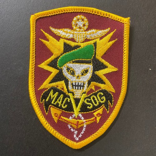 US Army MACV-SOG Special Operations Patch 4.5in Skull Beret Design | eBay