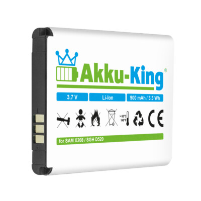 Akku-King Akku für Samsung SGH-1167 A157 A237 A701 B100 B130 B2100 B300 ...