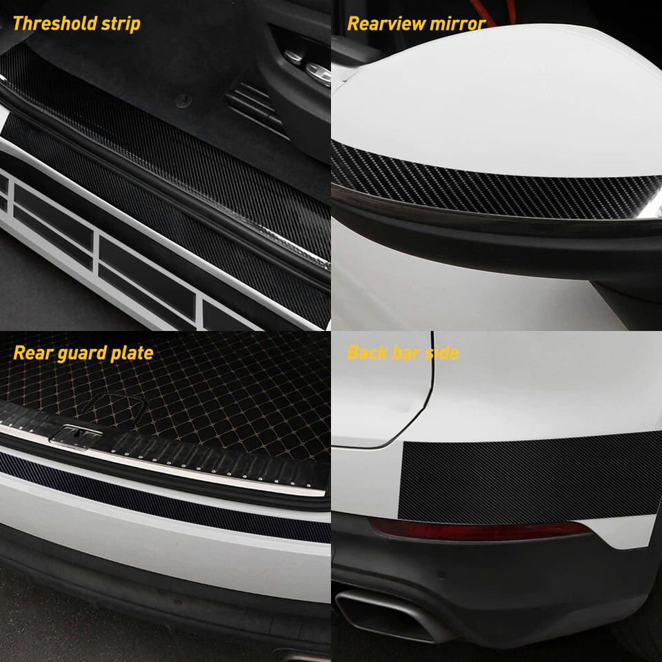 3M Carbon Fiber Anti Scratch Adhesive Tape for Car Doors Trucks ...