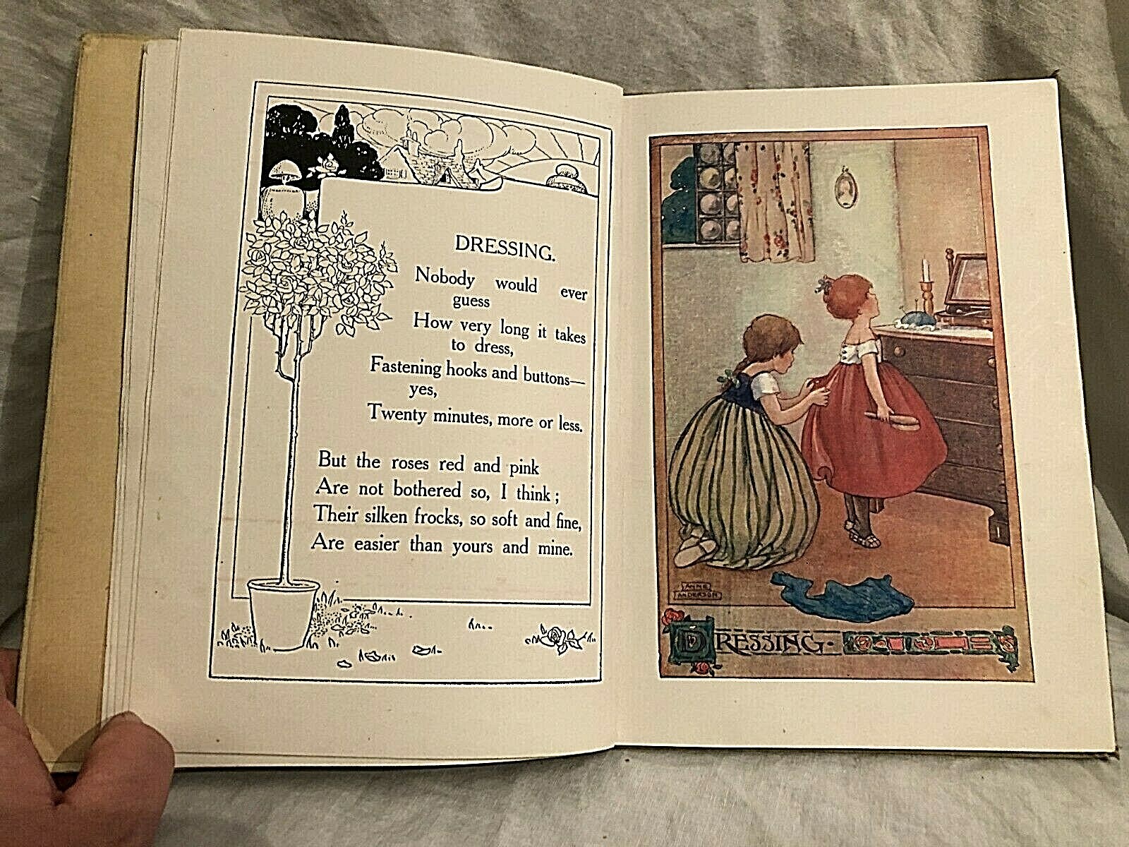 The Rosie Posie Book - Anne Anderson - Nelson - Nursery Rhymes, Art ...