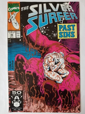 Silver Surfer Vol. 2 #48 (Marvel Comics, 1991) Infinity Gauntlet ...