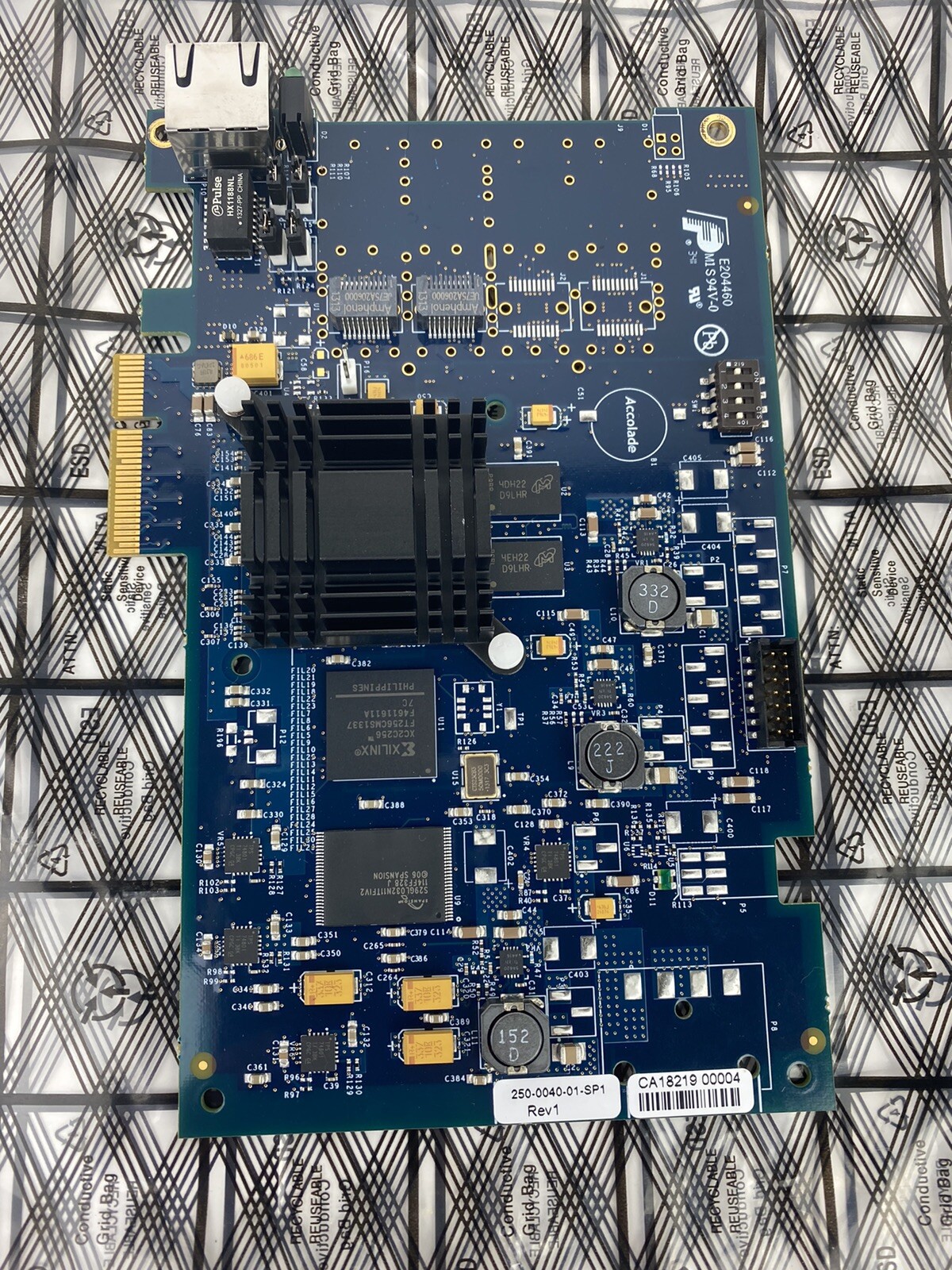E204460 M1 S 94V-0 CIRCUIT BOARD PCB EXILINX Spansion 250-0040-01-SP1 ...