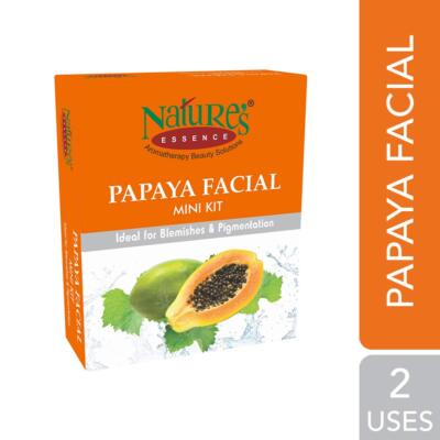 Nature's Essence Mini Magic Papaya Facial Kit 52 gm. Blemishes and ...