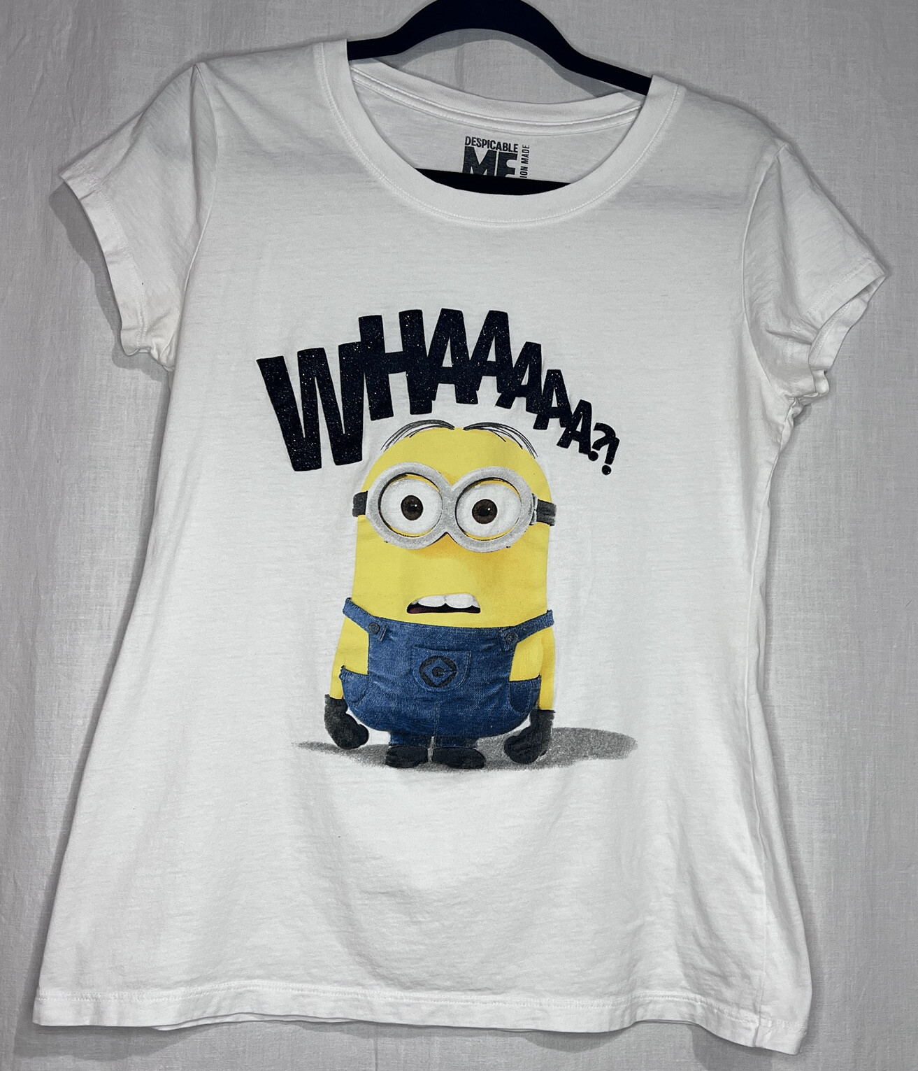 Despicable Me Minion Made T Shirt Short Sleeve Sz XL … - Gem