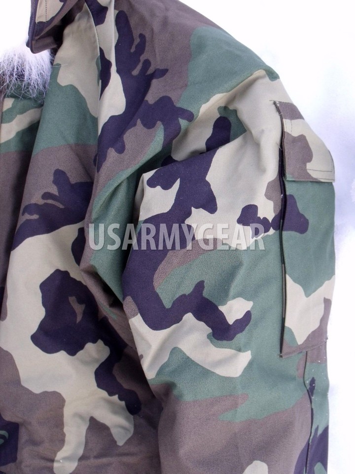 US Army Cold Wet Weather Gen 1 ECWCS Waterproof Woodland Goretex Parka ...