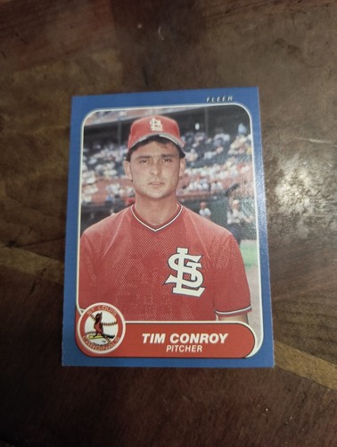 TIM CONROY 1986 FLEER UPDATE #U-29 FREE SHIPPING | eBay
