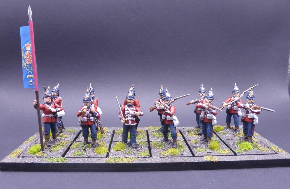 Victorian Infantry West Kent 50th Regiment Perry Miniatures 28mm ...