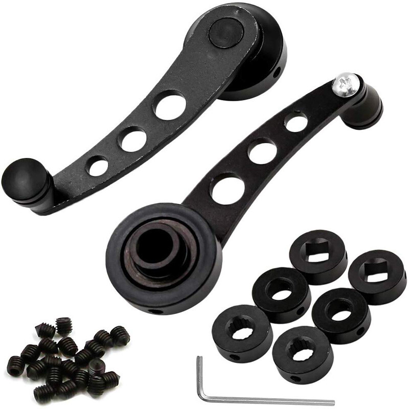 2X HOT NEW PAIR Window Winder Black Crank Car Handle Manual Door For ...