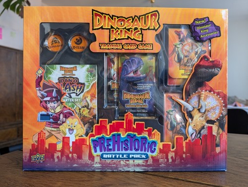 Dinosaur King TCG Prehistoric Battle Pack Collection Box New Sealed ...