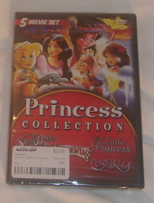 PRINCESS COLLECTION DVD NEW SEALED 5 ANIMATED MOVIES | eBay