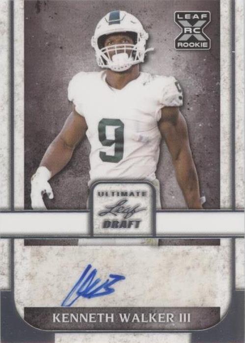 2022 Leaf Ultimate Draft - Kenneth Walker III #BA-KW1 (AU, RC) for sale ...
