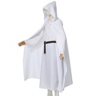 Medieval Men's Hooded Cloak Robe Halloween Wizard Sorcerer Costumes ...