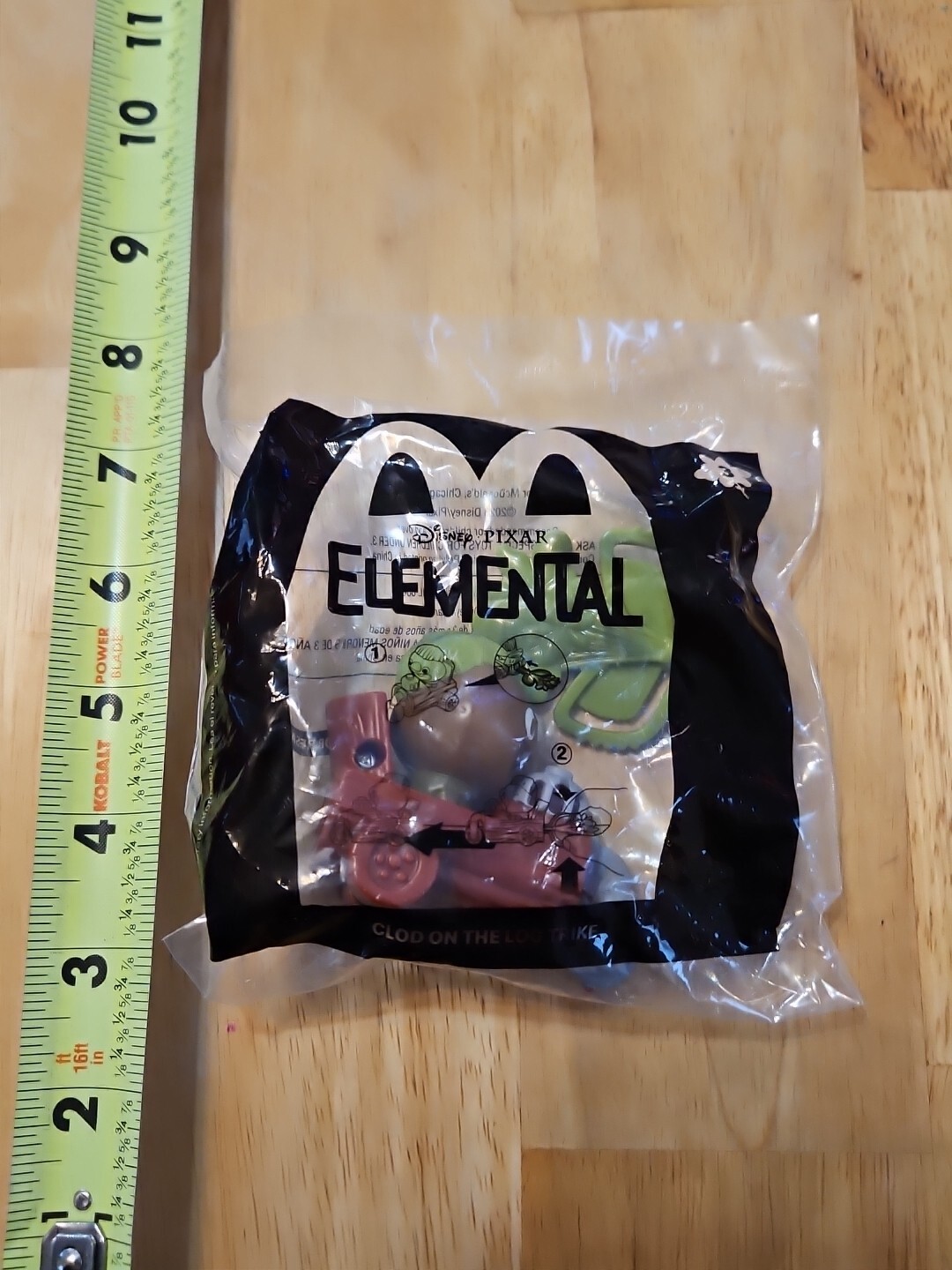 MCDONALDS HAPPY MEAL TOY DISNEY ELEMENTAL #3 CLOD ON THE LOG TRIKE | eBay