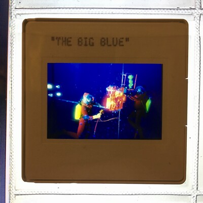 LE GRAND BLEU 🐬 THE BIG BLUE Luc Besson Diapositive Slide Promo Presse ...