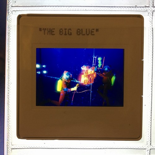 LE GRAND BLEU 🐬 THE BIG BLUE Luc Besson Diapositive Slide Promo Presse ...