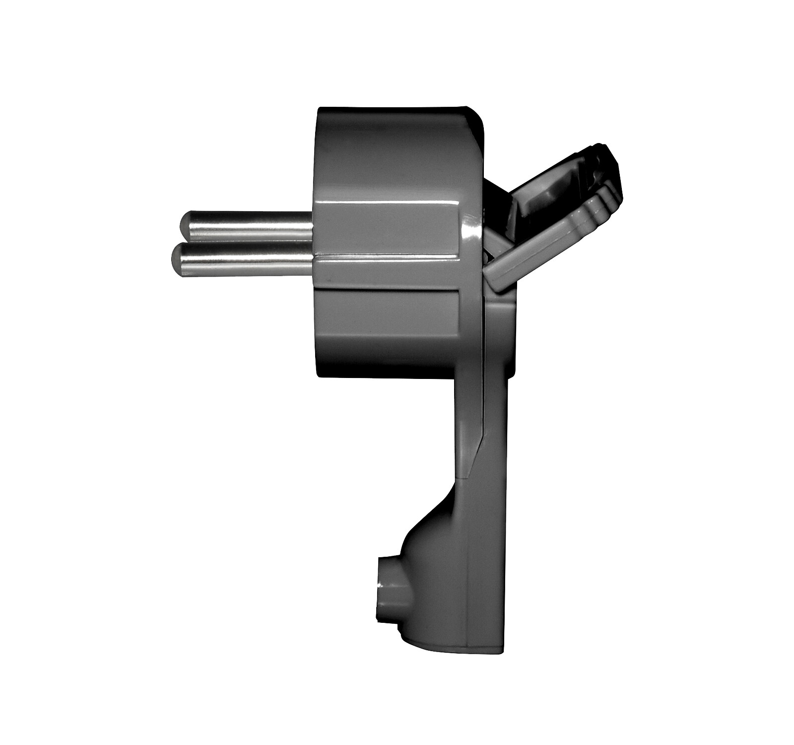Flachstecker 230V mit Griff Schuko Winkelstecker 90° 16A Schutzkontakt ...