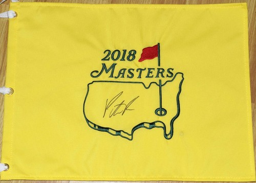 PATRICK REED Signed 2018 MASTERS Flag - COA - Embroidered | eBay