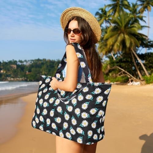 Beach Bags for Women - Weekender Bag Extra Large Beach Tote Bag ...