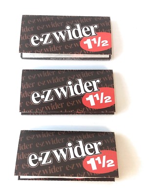 E-Z Wider 1 1/2 Rolling Papers 24 Leaves Paper 3 Packs | eBay