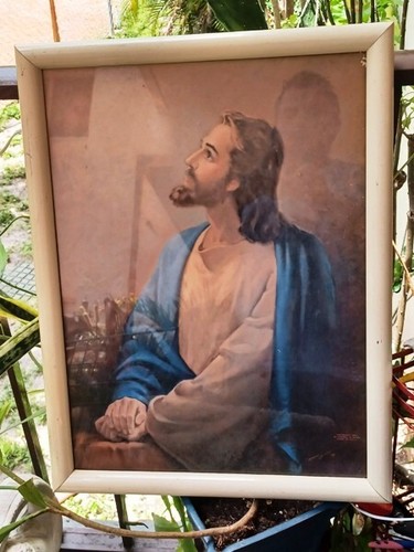 Vintage Warner Sallman Jesus Picture Framed Head Of Christ LITHOGRAPHS ...