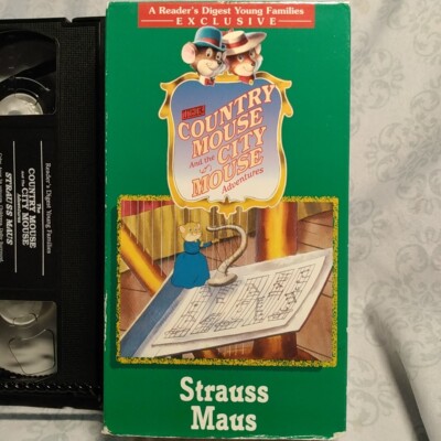 The Country Mouse and the City Mouse Adventures Strauss Maus VHS 1997 ...