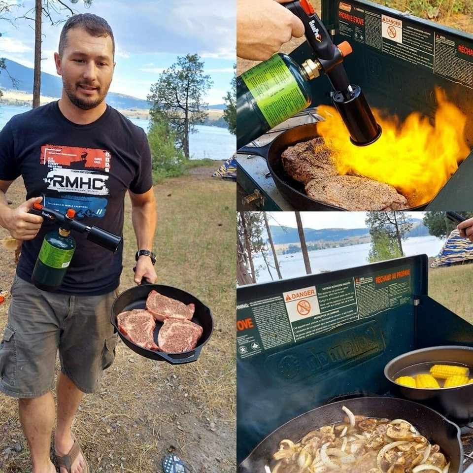 Cooking Torch Blow Torch Kitchen Creme Brulee by SearPro Flamethrower ...