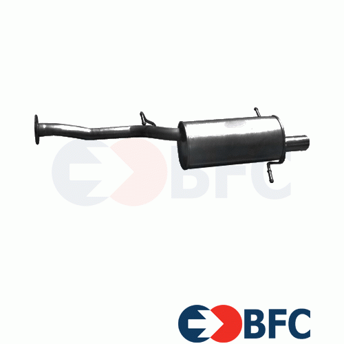 SUBARU IMPREZA SALOON, ESTATE 2.0 160HP 2005- Exhaust Rear Silencer ...