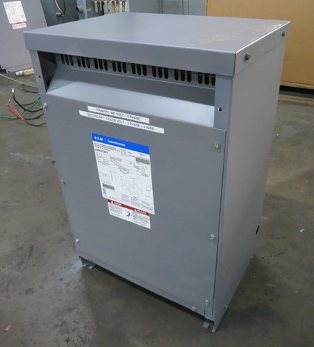 Eaton 30 kVA 480 Delta to 208Y/120 V 3PH Transformer V48M28T30EE 480V ...