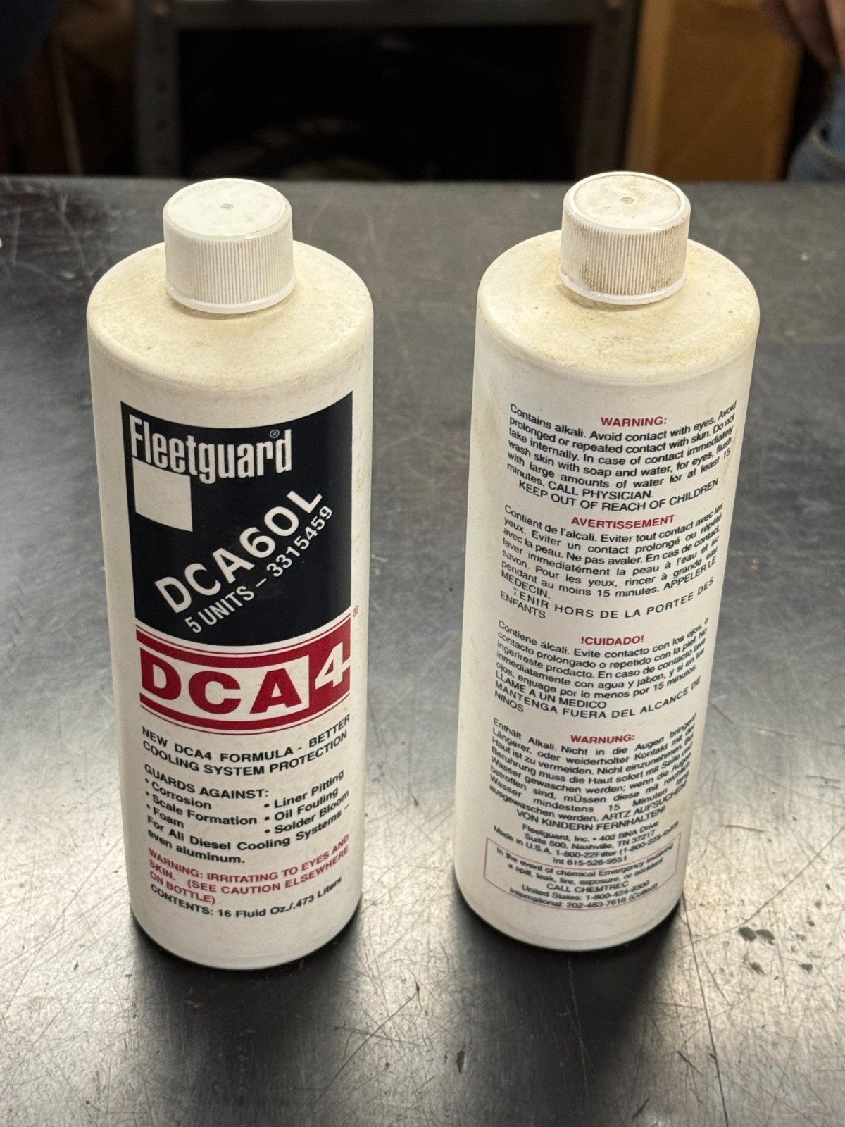 DCA60L - DCA-4 Fleetguard - Cummins Coolant Addititive | eBay