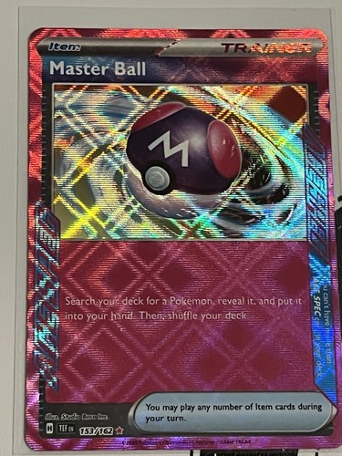 Pokemon TCG Master Ball 153/162 Temporal Forces Ace Spec Rare | eBay
