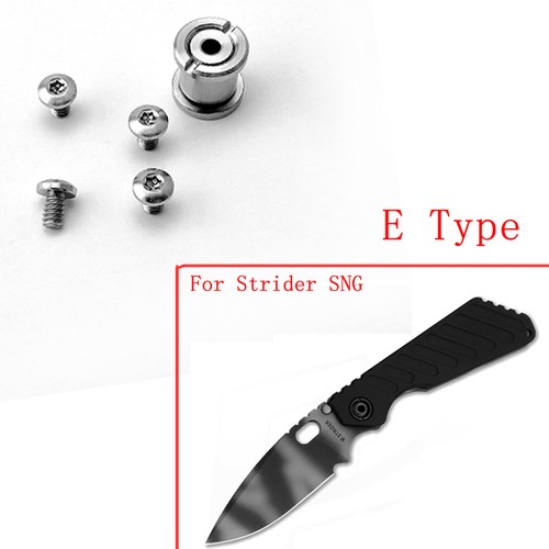 1 Set Blue Titanium Screw DIY For Strider SNG Folding Knife Parts ...