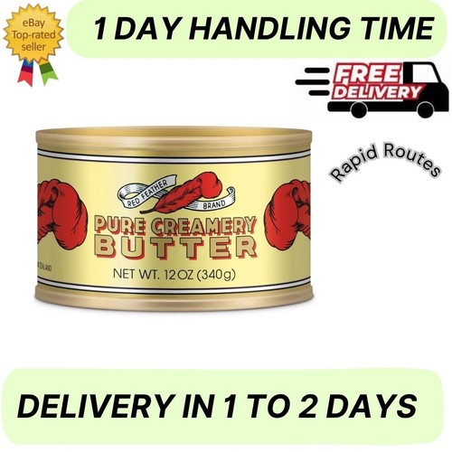 Red Feather brand pure Creamery butter, 12 oz Can | eBay