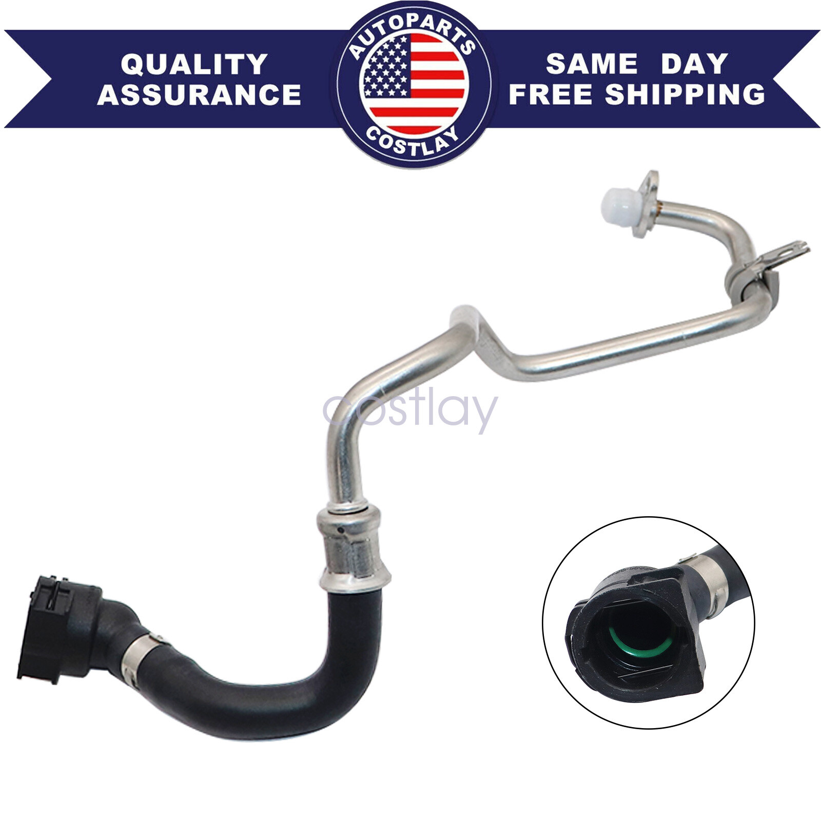 11537643226 for BMW F20 F30 G30 X3 X4 125i 330i Turbocharger Coolant ...