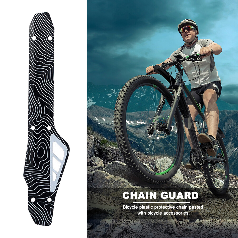 Bicycle Chain Stay Guard MTB Road Bike Frame Protector Cover (Black) AU ...