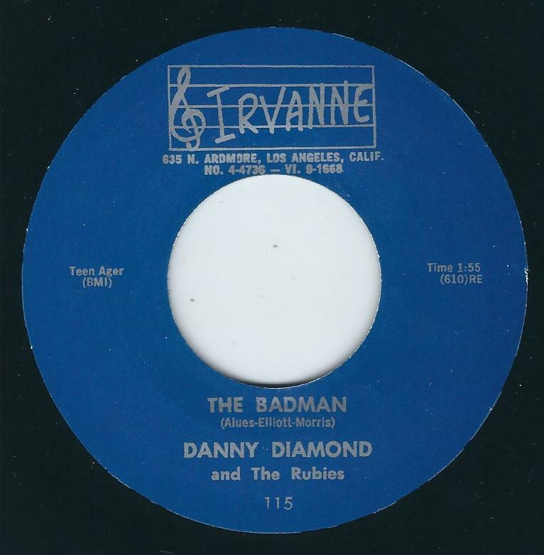 REPRO CA ROCKER - Danny Diamond IRVANNE 115 Rhythm in my bones ♫ | eBay