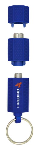 Blue Firebird Double Punch Cigar Cutter Keychain w/Stubble Grip Finish ...