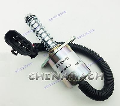 New LOCK SOLENOID 6681512 fit for Bobcat S150 S160 S175 S185 S205 S250 ...