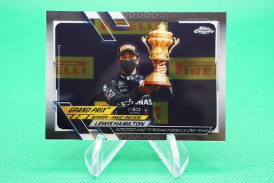 (2 Cards) 2021 Topps Chrome F1 Base Grand Prix Winners #141 Lewis ...